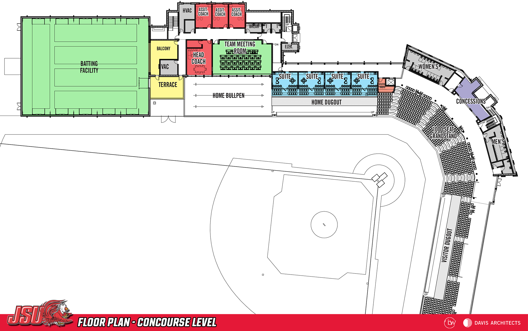 JSU Reveals Renderings Of New Baseball Stadium